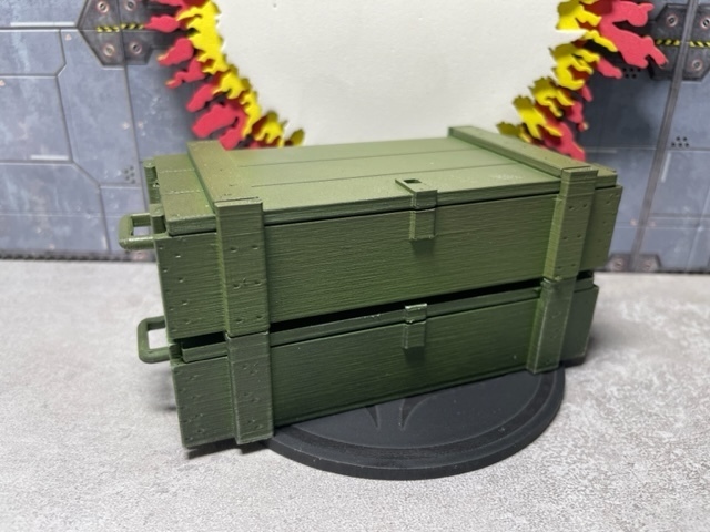 📦 GI Joe 6" Ammunition\Weapons Box・Free 3D File for ・Cults