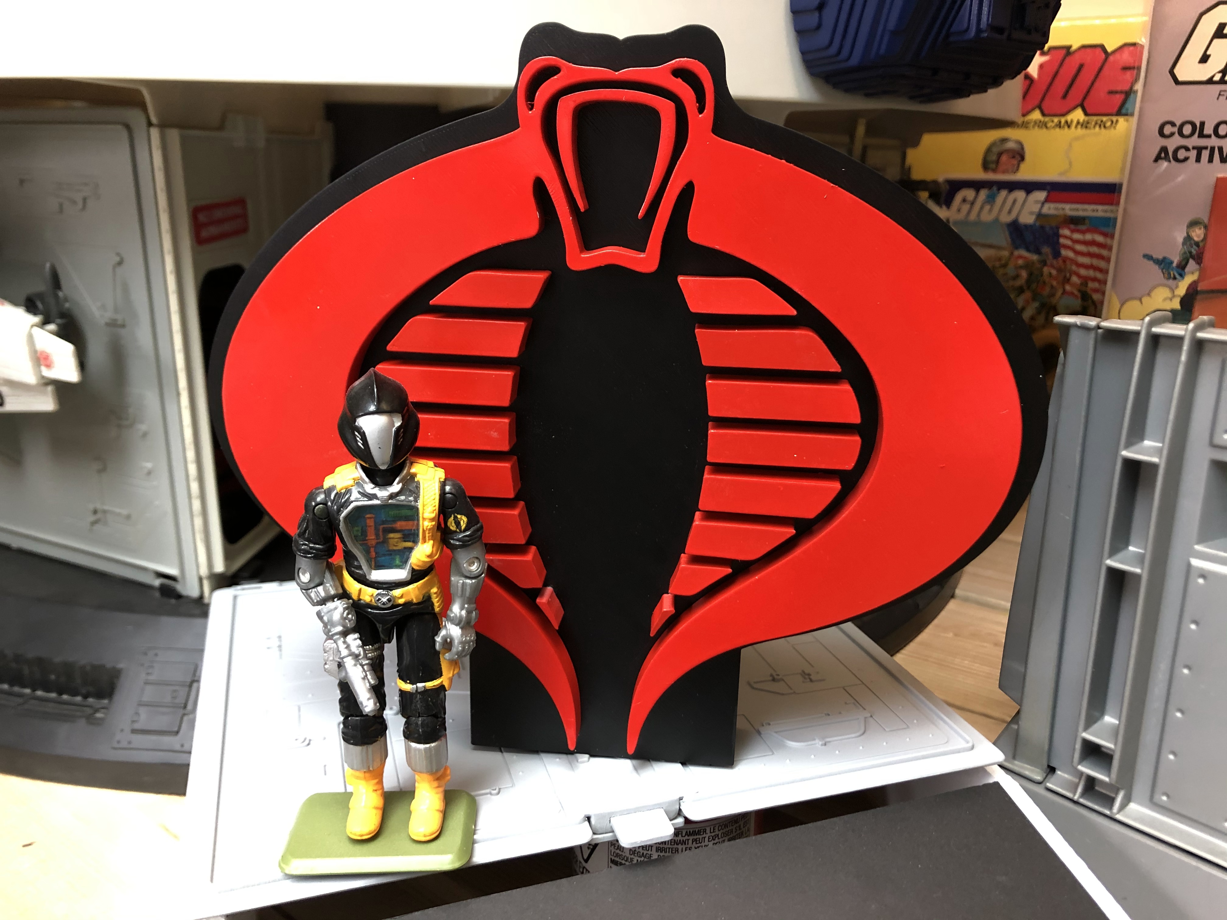 🤖 GI Joe Cobra Logo・ STL File for ・Cults
