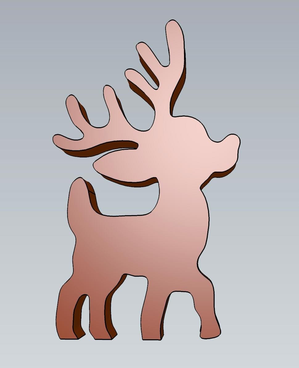 STL file Wonderful Reindeer Home Decoration And Toy 🎨 ・3D print model ...