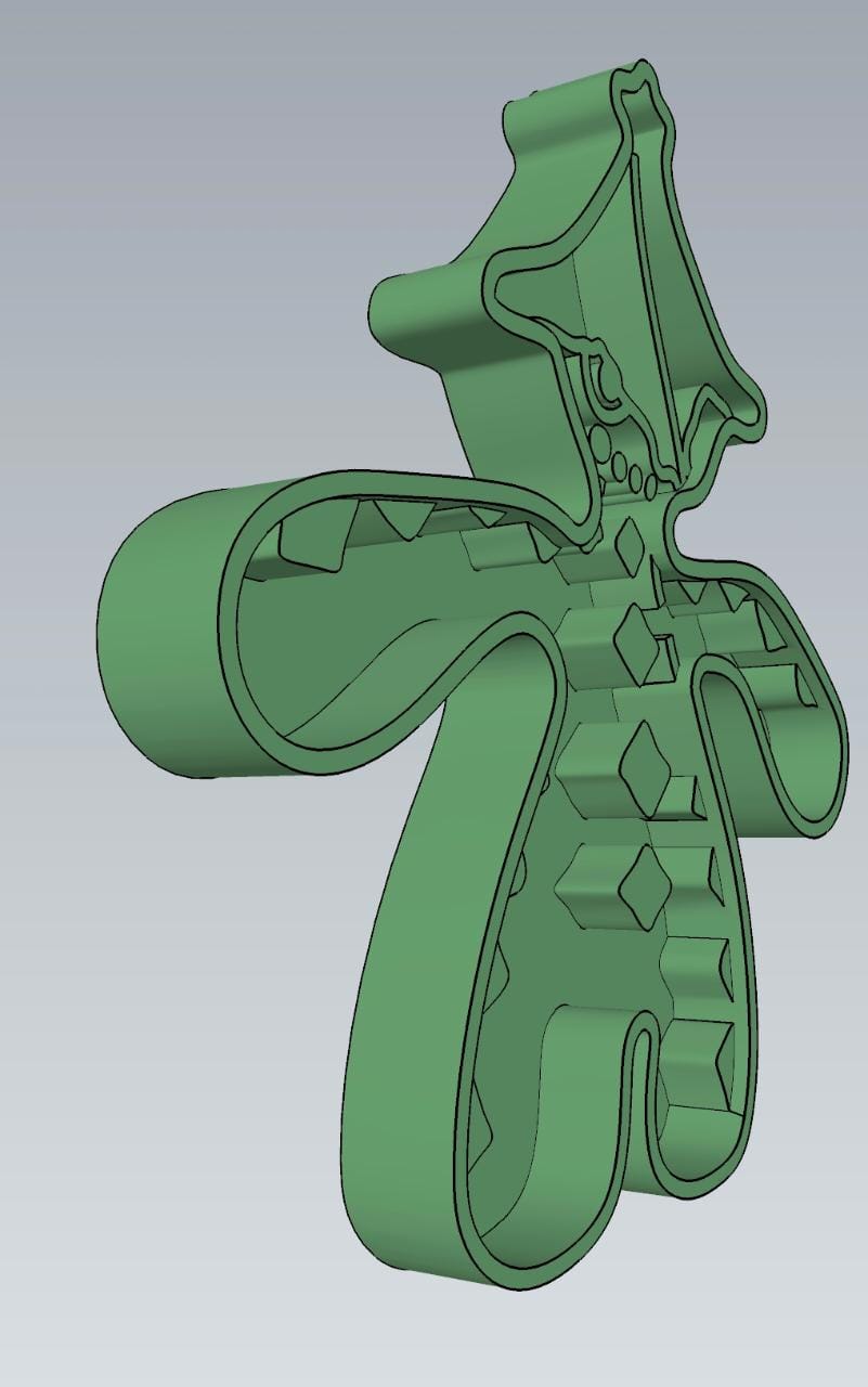 STL file AMAZING POKEMON Cacturne COOKIE CUTTER STAMP CAKE DECORATING 🐉 ・Model to download and ...