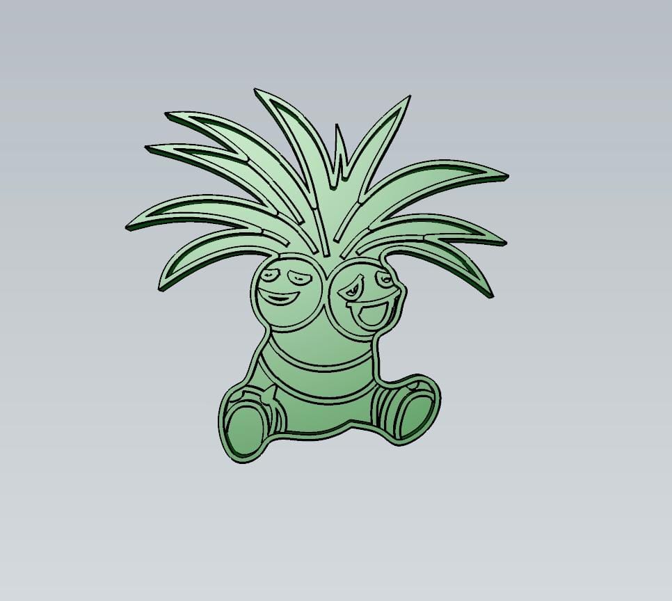 arquivo STL AMAZING POKEMON exeggutor COOKIE CUTTER STAMP CAKE ...