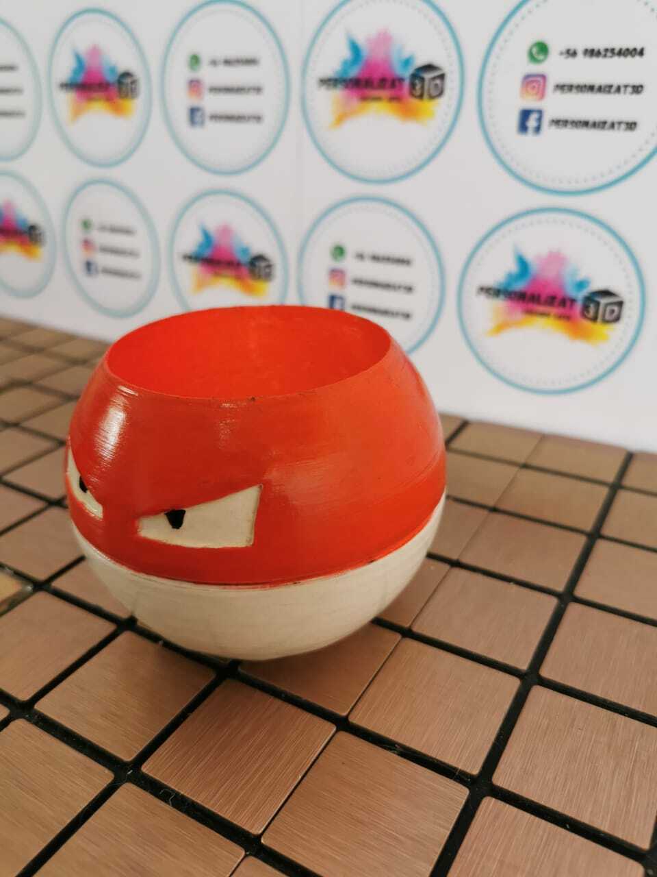 Archivo STL gratuito Voltorb Pokémon 🐉 ・Design para impresora 3D para ...