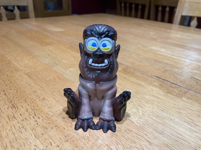 3D printable Minion Werewolf (Easy print no support) • made with ...