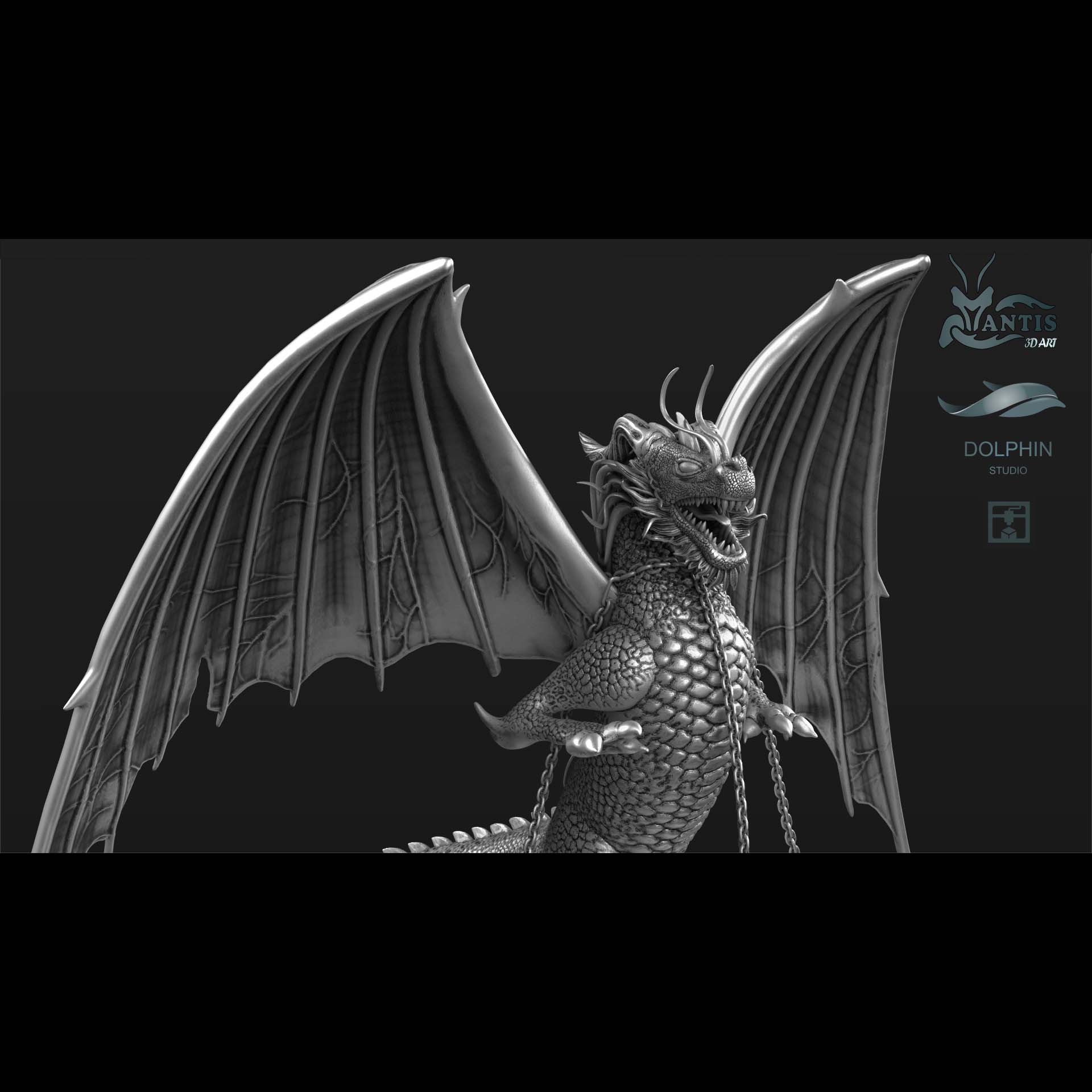 🐉 Dragon 01・ 3D File for ・Cults