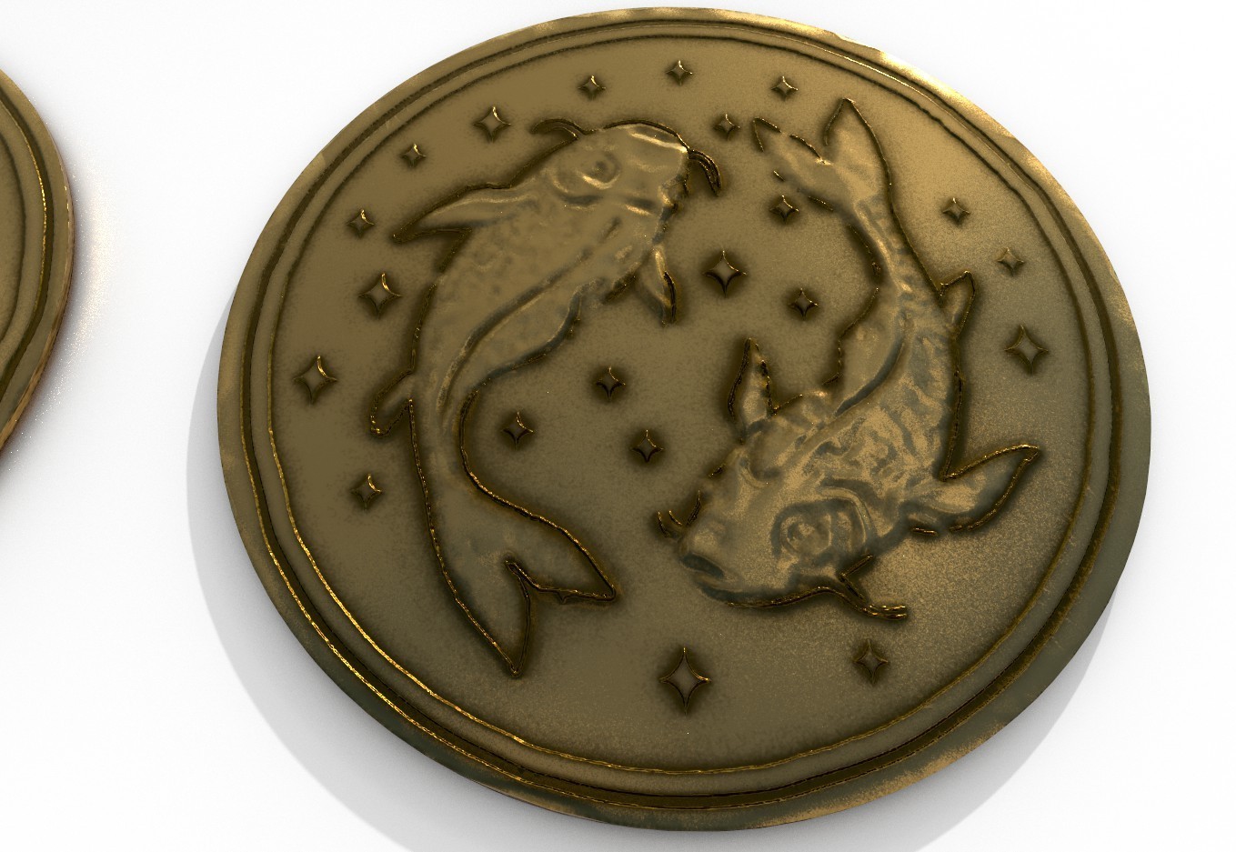 🪙 Zodiac coins・Free STL File for ・Cults