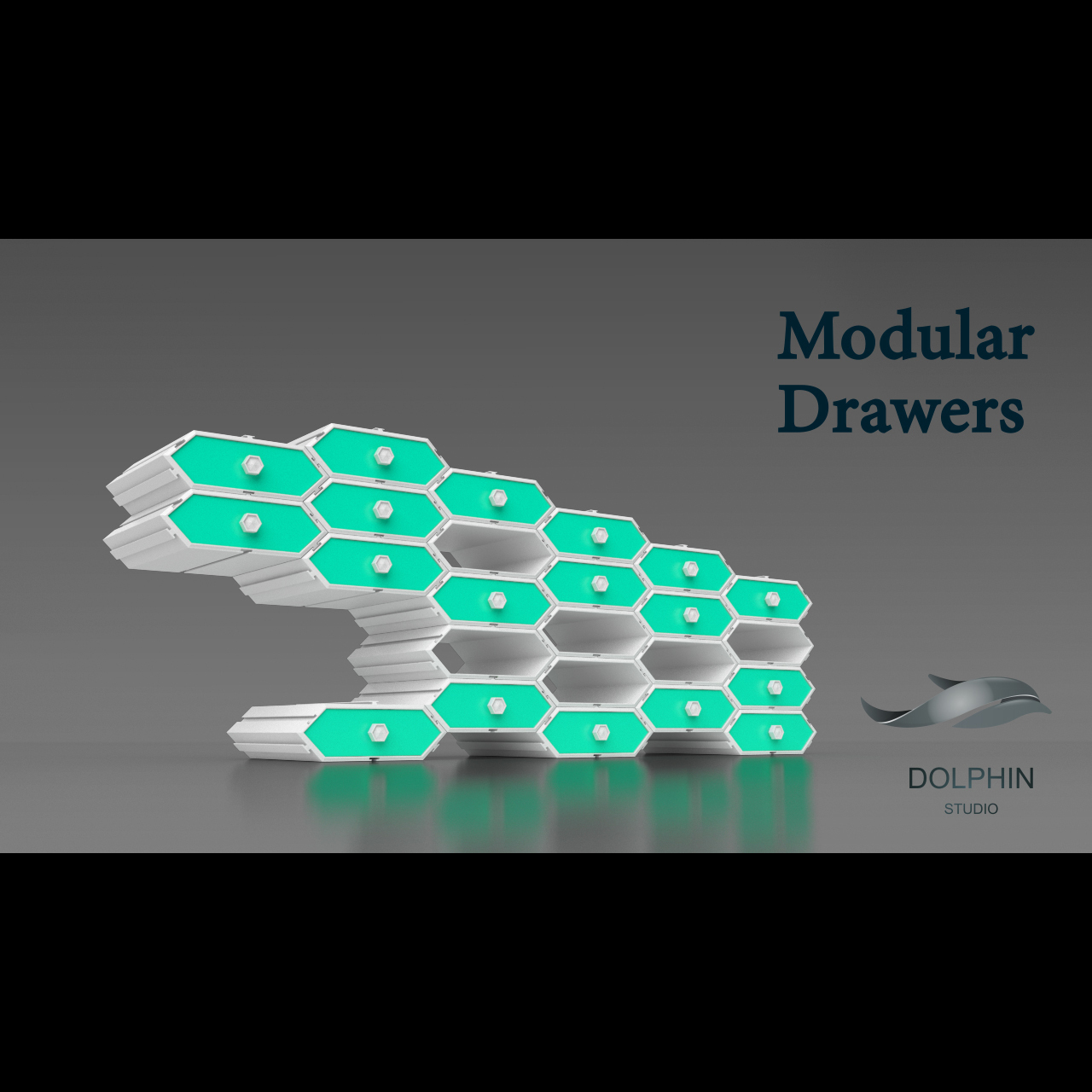 STL file hexagonal Modular Drawers 3d print 🏢 ・3D printable design to ...