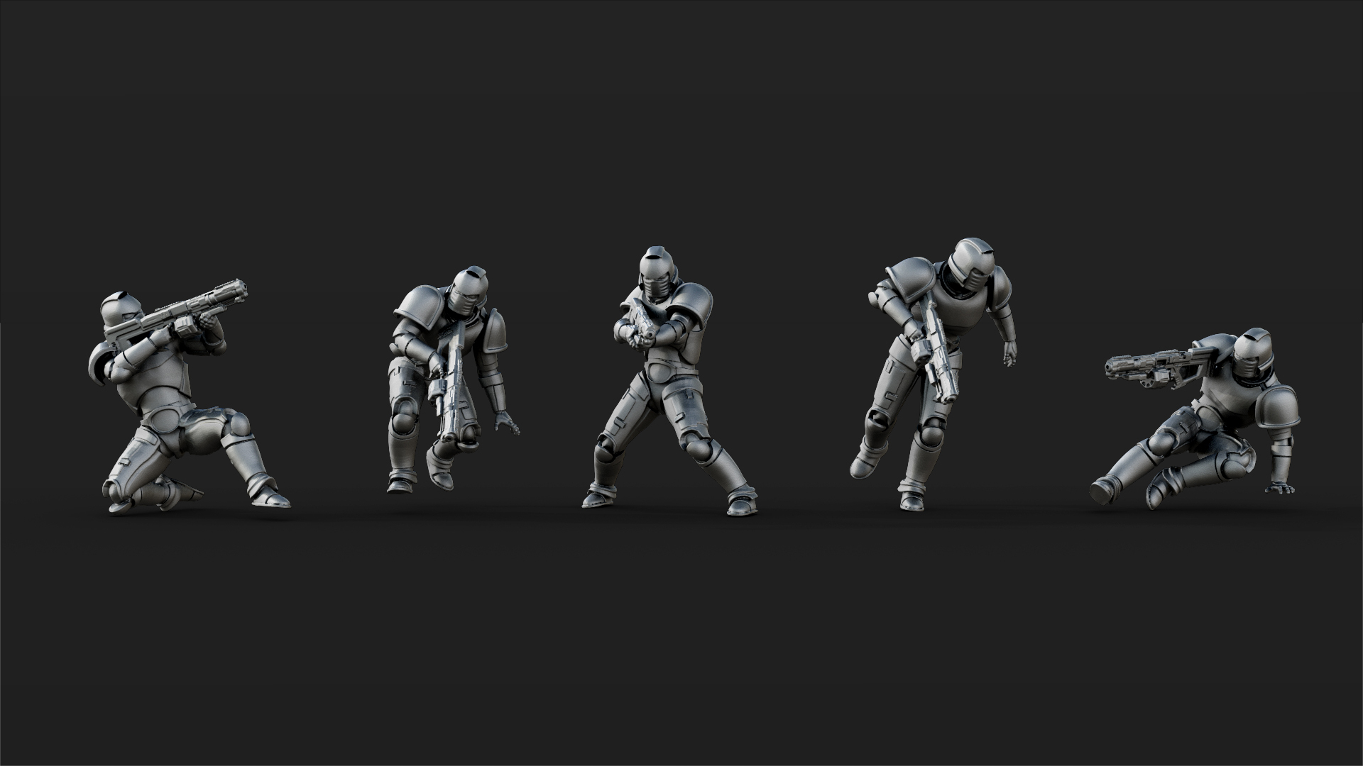 3D file 25 Sci Fi Soldier figures 🫡 ・Model to download and 3D print・Cults