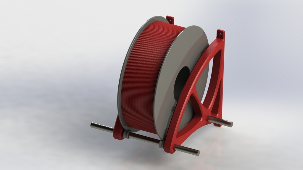 Free 3D file Filament Spool Wall Bracket 🪢 ・3D printer design to ...