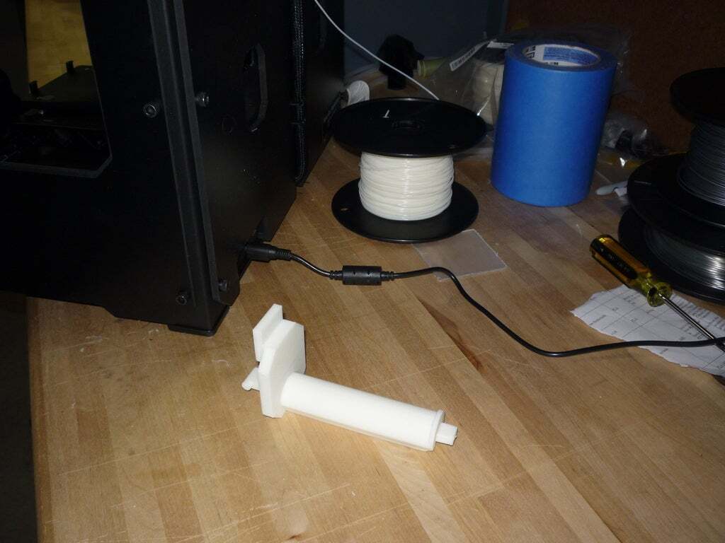 Free STL file Rep2 Spool Holder with Support Leg 🦵・3D printable model ...