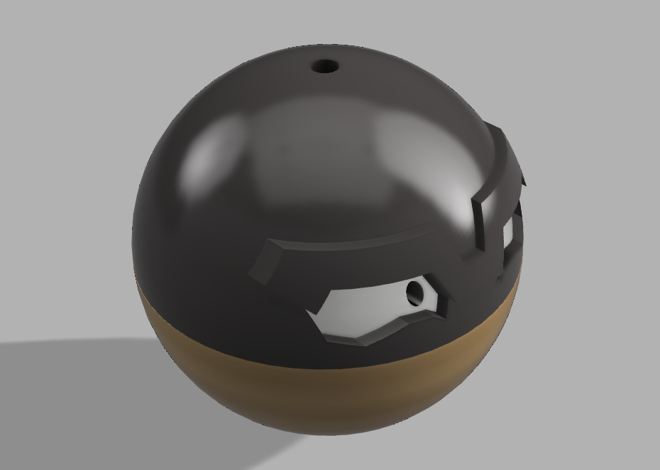 Free STL file Hisuian Voltorb 🐉 ・3D printer design to download・Cults