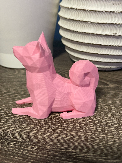 STL file Low Poly Shiba Inu 🐕 ・3D printing idea to download・Cults