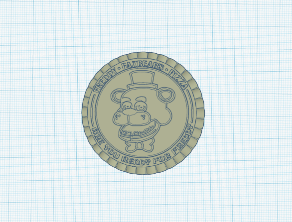 🎭 FNAF Faz-Token・Free 3D File for ・Cults