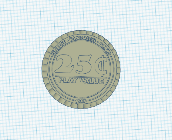 🎭 FNAF Faz-Token・Free 3D File for ・Cults