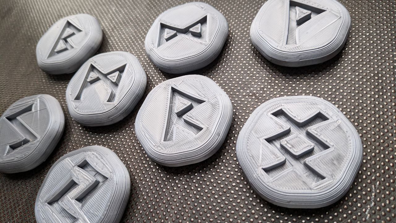 STL file Pack of 24 Viking Runes / Pack of 24 Viking Runes 📦・3D ...