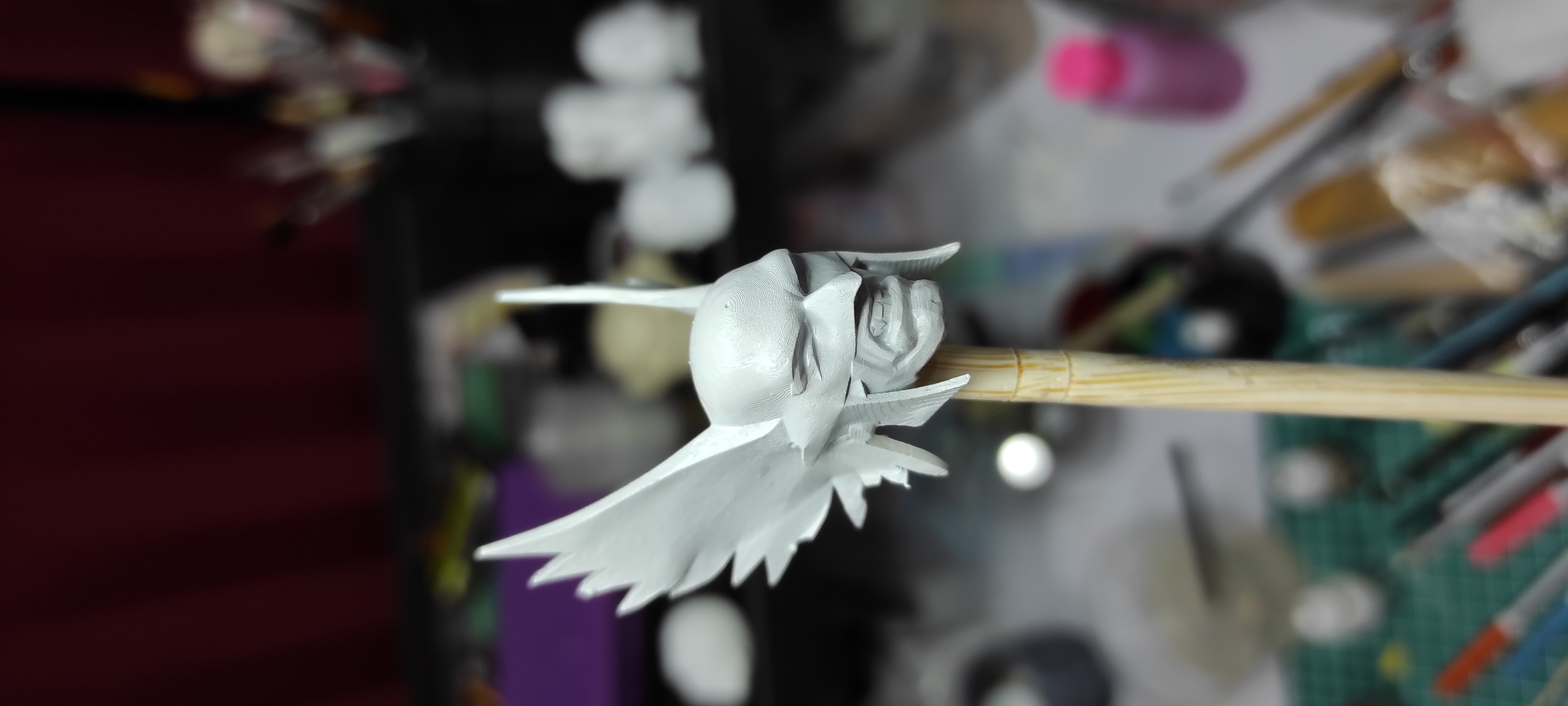 3D printing Hawkman figure Head Mezco Mcfarlane Multiverse • made with ...
