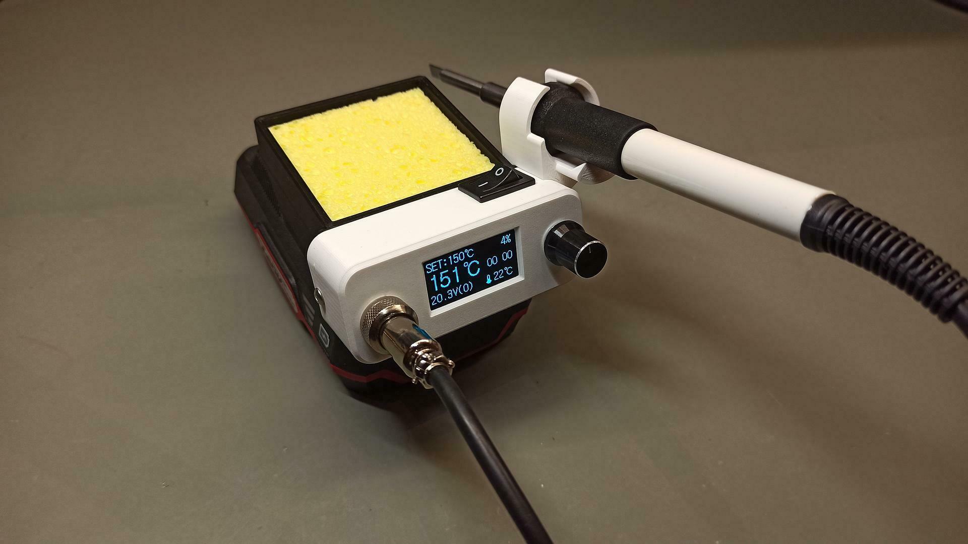 Free STL file Parkside X20V Team KSGER STM32 OLED T12 Portable ...