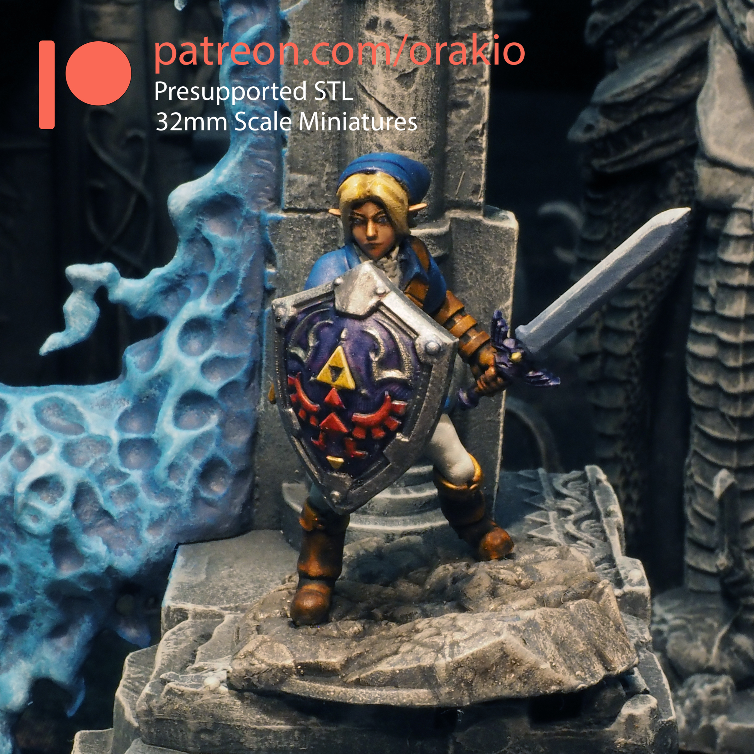 🧝 Elf Hero 03・ 3D File for ・Cults