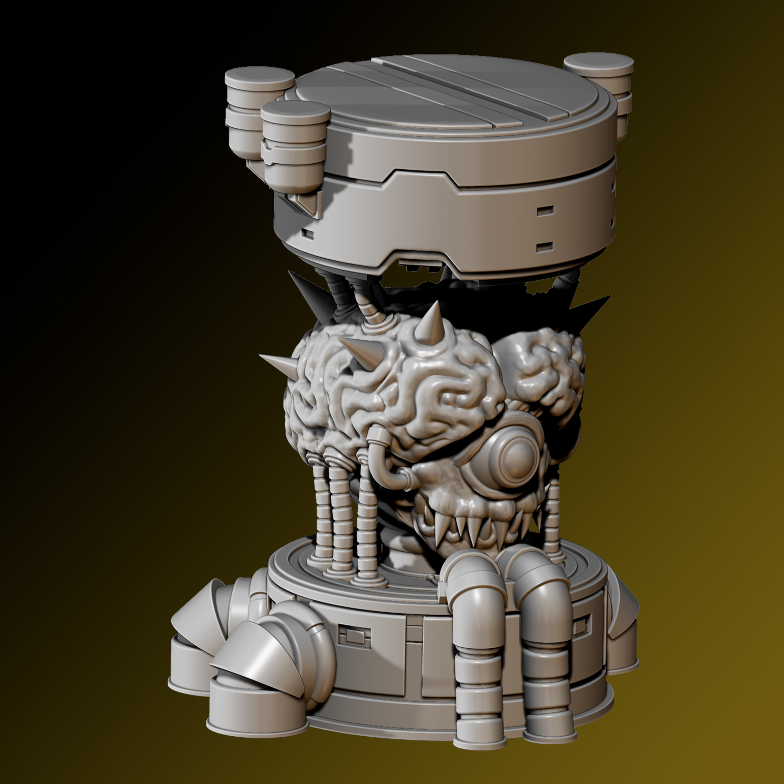 😡 Angry Brain・ 3D File for ・Cults