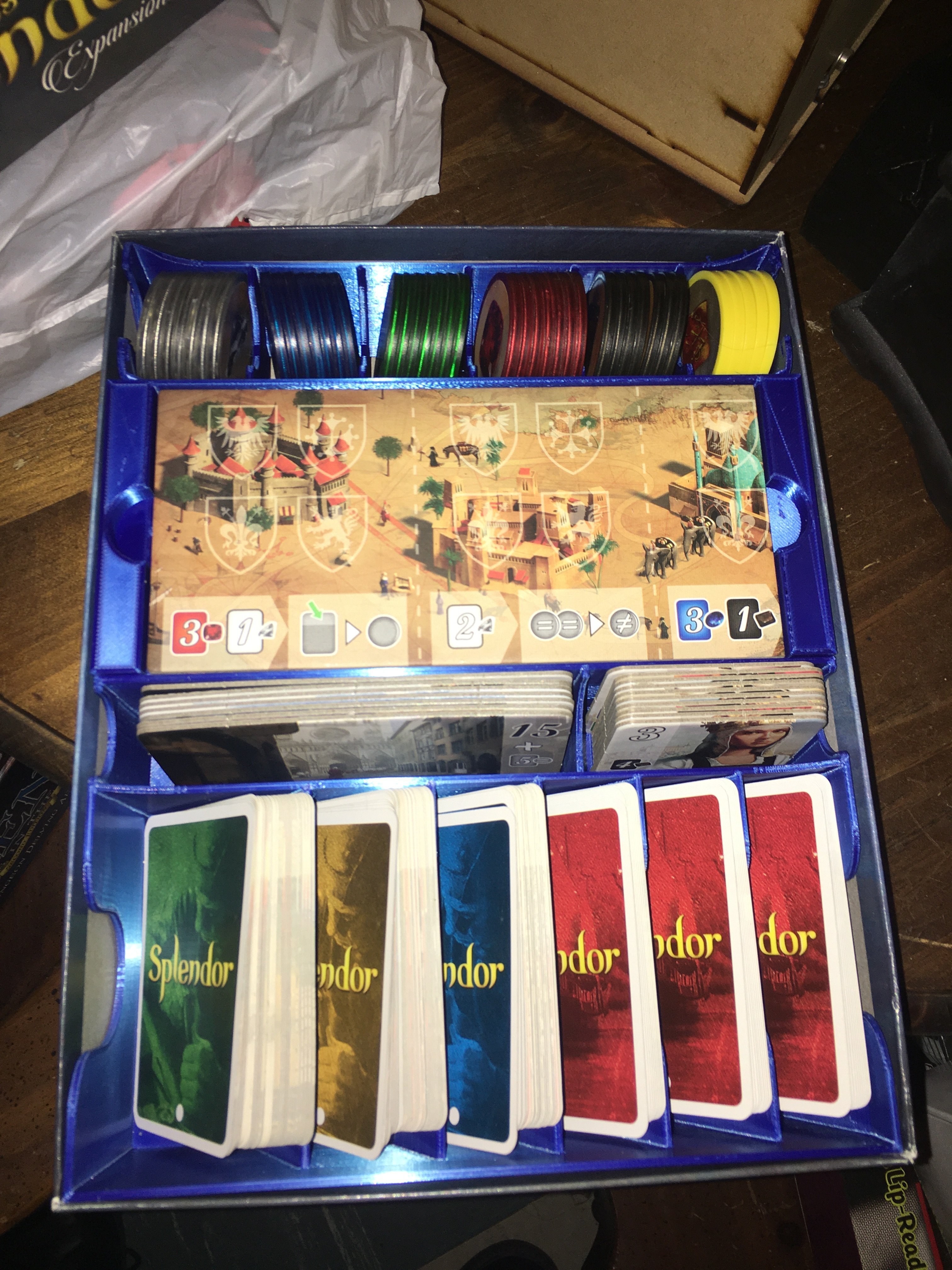 🎲 Splendor Insert (base + expansion)・3D Print・Cults