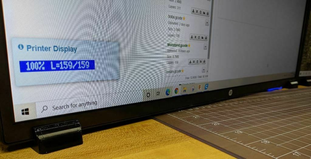 📱 Low profile vertical monitor stand・Free 3D File for ・Cults
