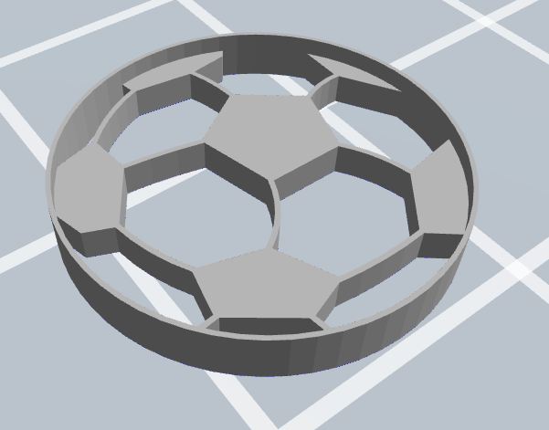 ⚽ Soccer Ball Cutter・Free STL File for ・Cults