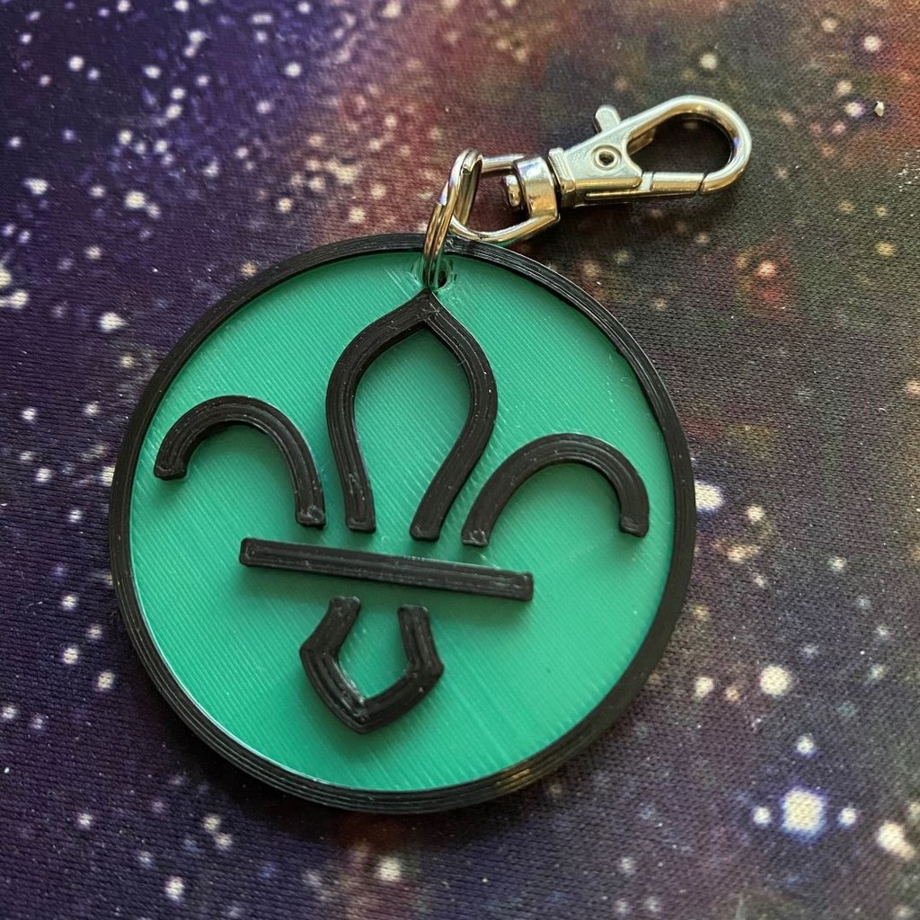 Free 3D file Scout Logo Keyring 🗝️ ・3D print model to download・Cults