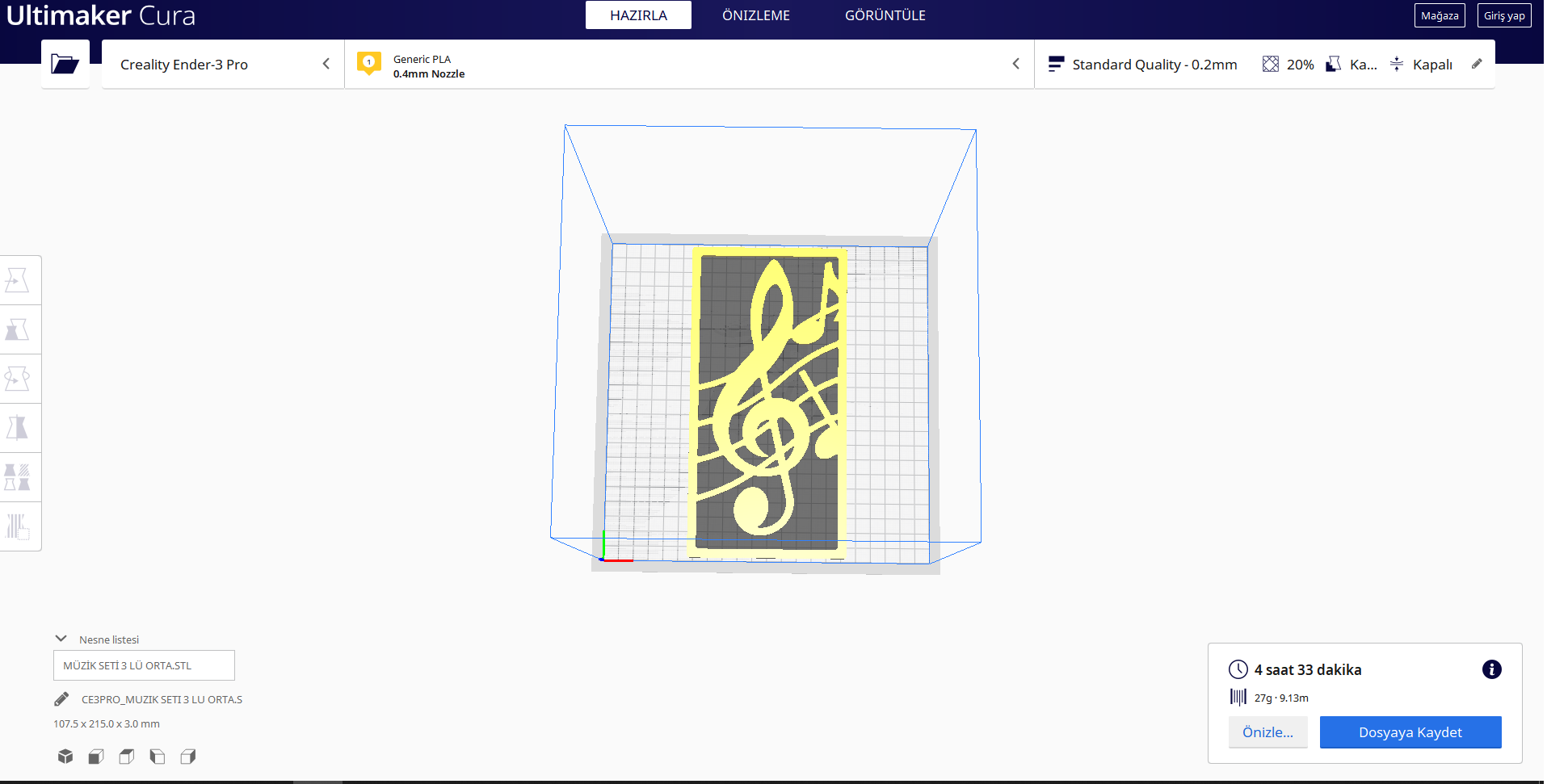 STL file MUSİC 🏠・3D printing template to download・Cults