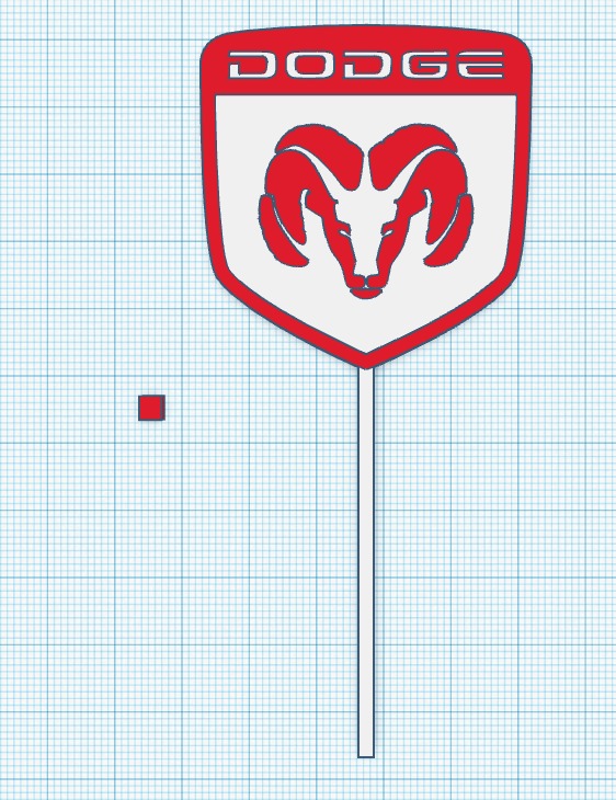 STL file DODGE CAKE TOPPER 🍰 ・3D printing idea to download・Cults