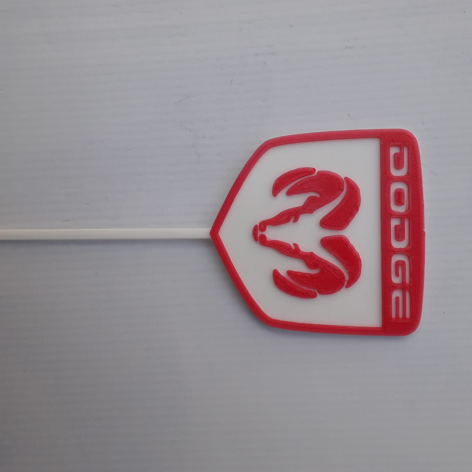 STL file DODGE CAKE TOPPER 🍰 ・3D printing idea to download・Cults