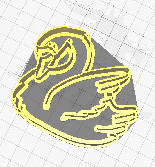 STL file Swan Cutter 🦢 ・Model to download and 3D print・Cults
