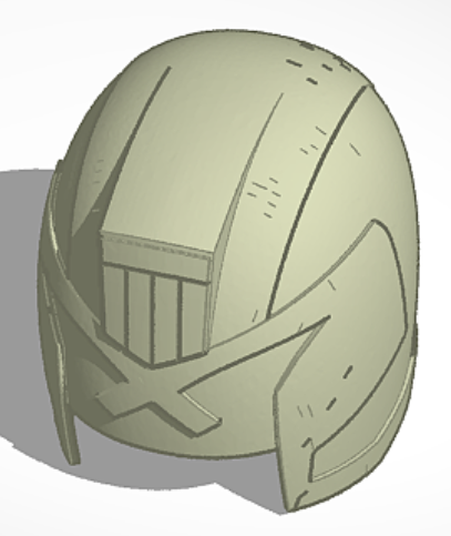 Free STL file Judge Dredd Adult Helmet 🧑‍⚖️ ・3D print object to ...