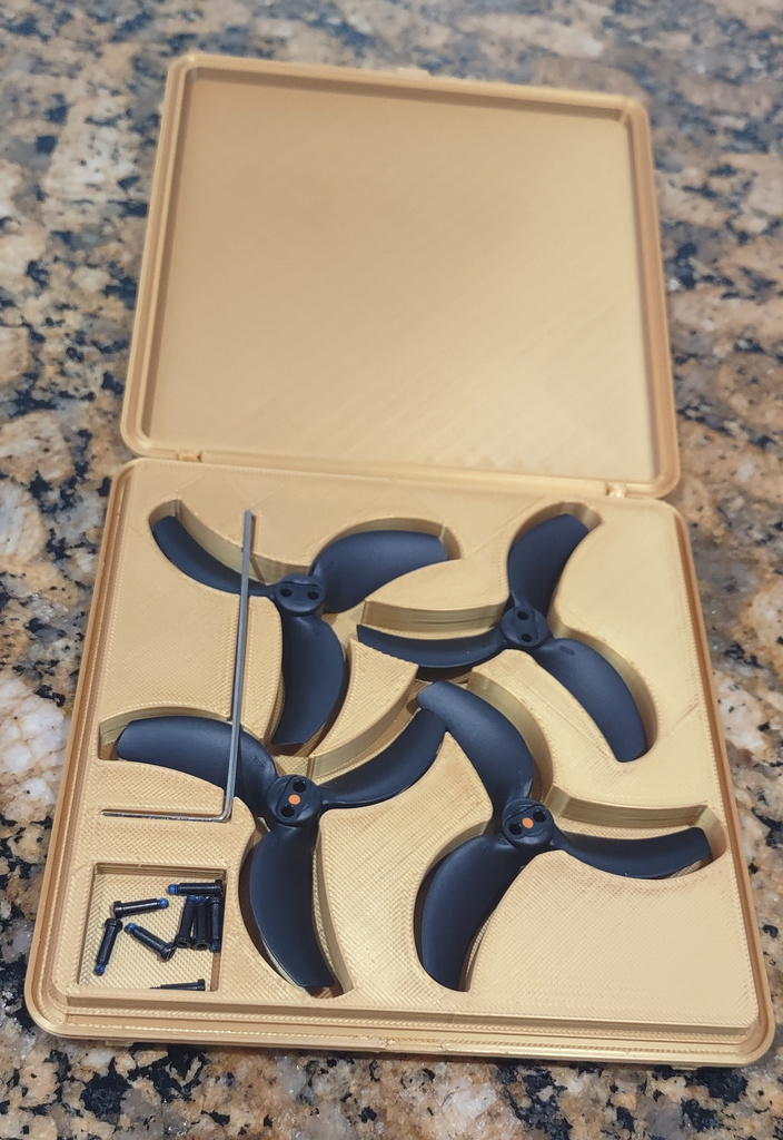 🚁 AVATA 2 Spare Propeller Storage Case・Free 3D File for ・Cults