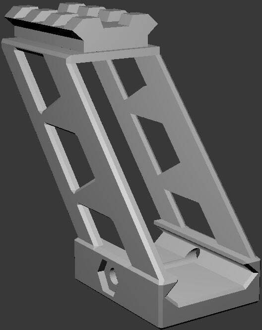 Free DXF file Scope rail 🔫 ・3D print design to download・Cults