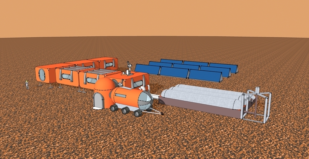 Free 3D file MARS Base One 🧞‍♂️ ・3D print model to download・Cults