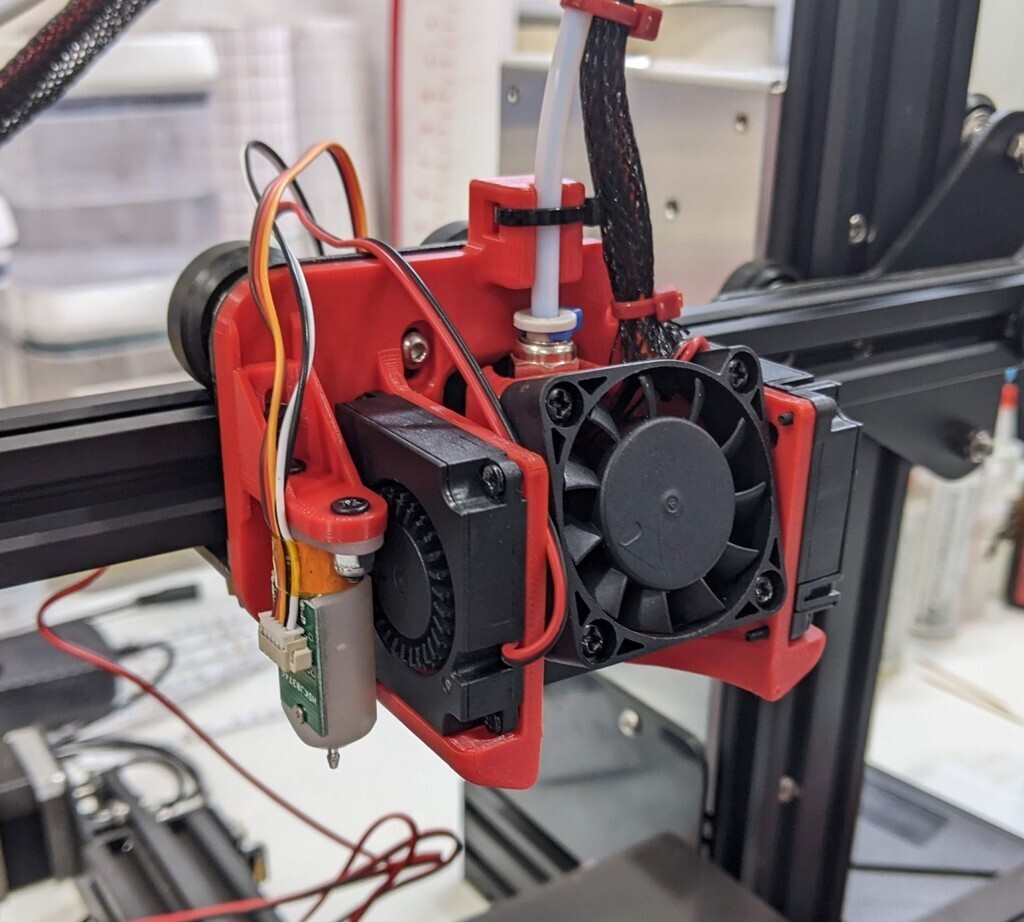 🔧 Dual Cooling Fan Upgrade with BLtouch Mount for Creality Ender 3 and ...