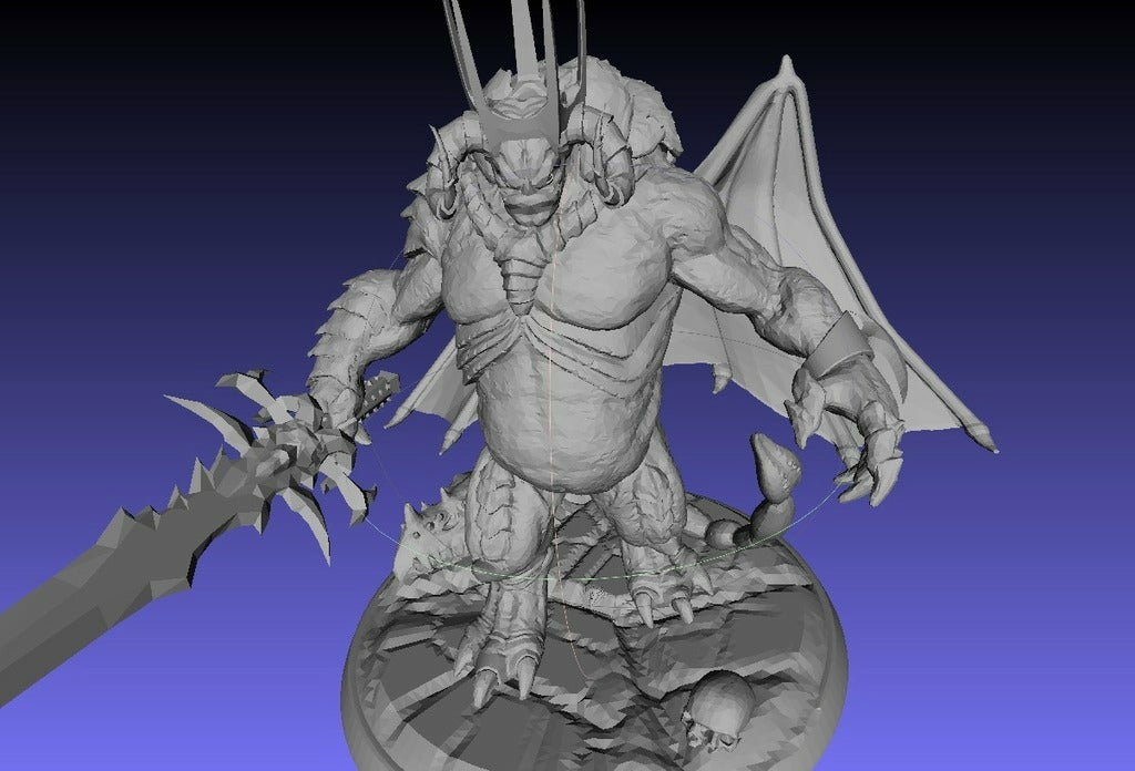 🤴 Daemon Prince Behemoth・Free STL File for ・Cults