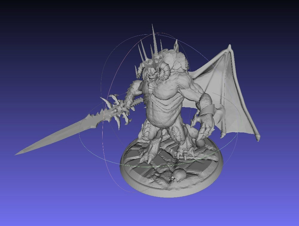 🤴 Daemon Prince Behemoth・Free STL File for ・Cults
