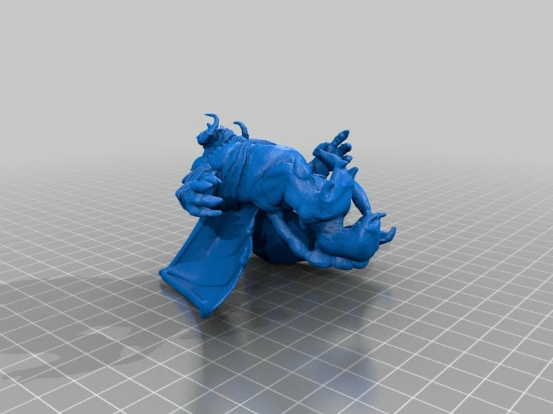 🤴 Daemon Prince Behemoth・Free STL File for ・Cults