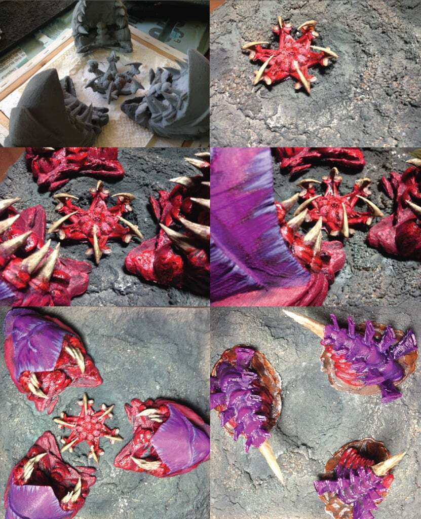 👽 Devourer Spore Tower (WIP)・3D Print・Cults