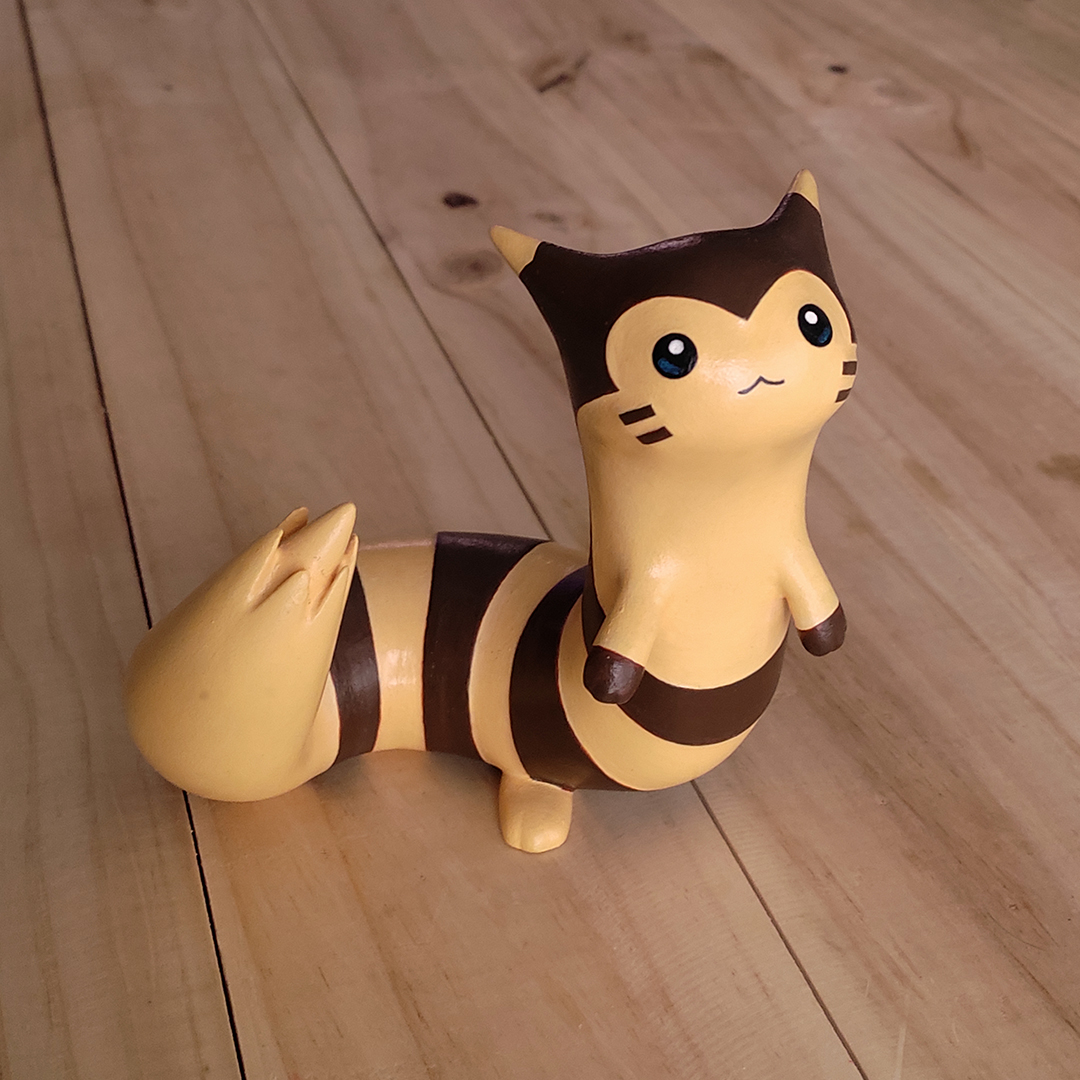 🐉 Furret Pokemon・ STL File for ・Cults