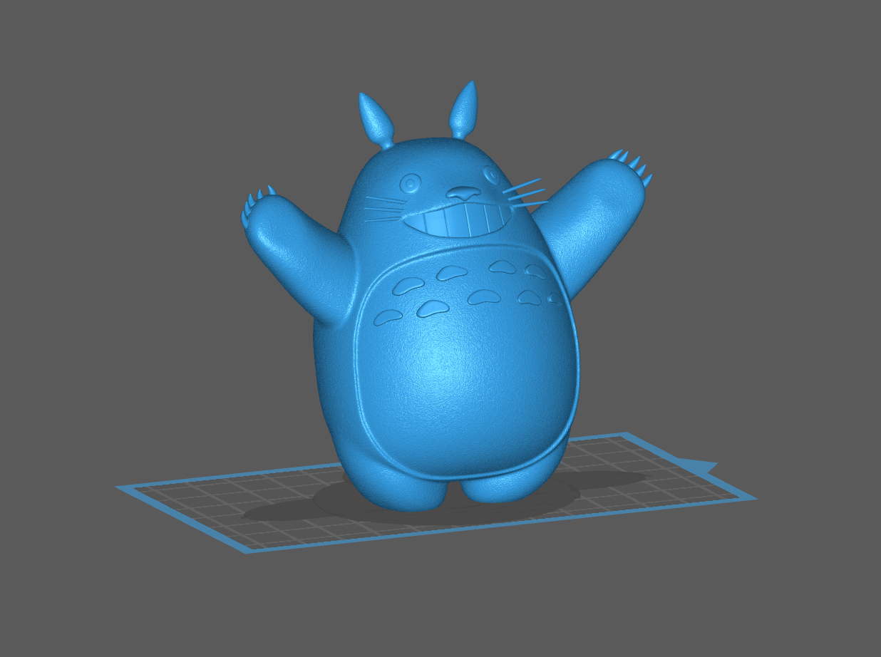 🆓 free Happy Totoro with umbrella・Free STL File for ・Cults