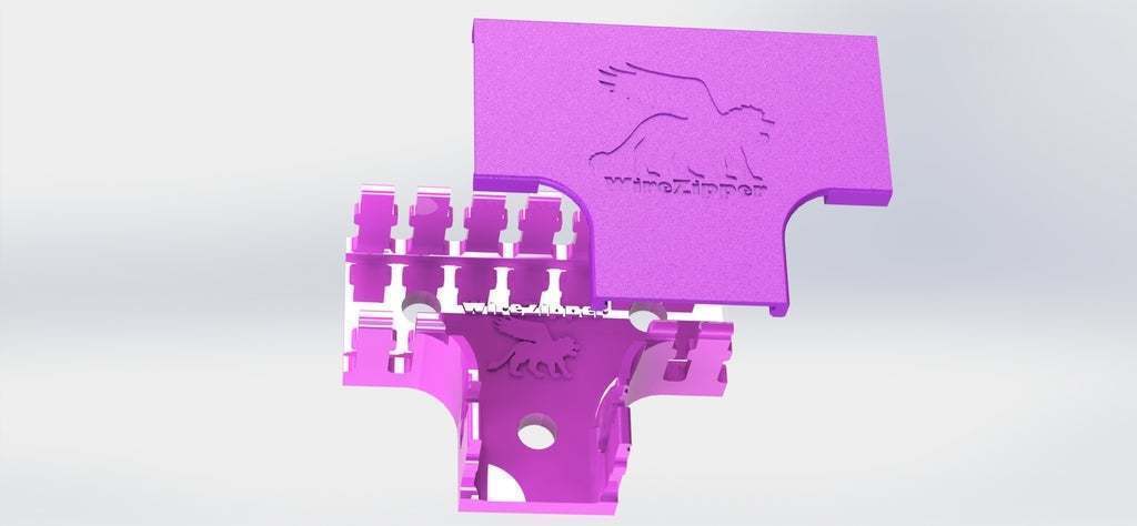 Free STL file WireZipper 2020 Series Modular Wire Management! 👽 ・Design ...