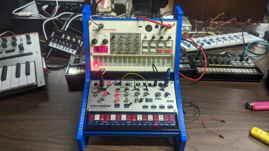 Free 3D file Easy Mode Volca Stand 🎵 ・3D printable model to download・Cults