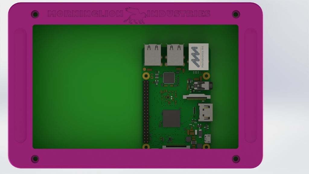 🎵 Raspberry Pi 7" Handheld Tablet・Free STL File for ・Cults