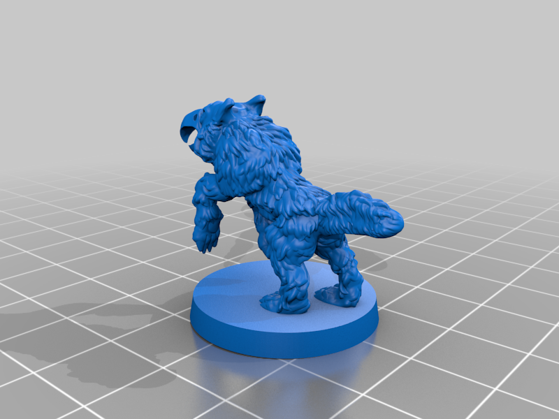 Free STL file Wolf hunter with a beak (inspired by critical role ...