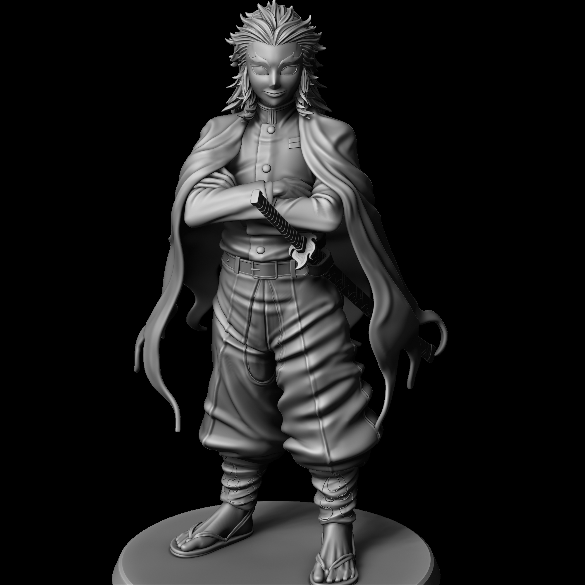 3D file Rengoku - Demon Slayer - V2 3D 💬 ・3D printer model to download ...