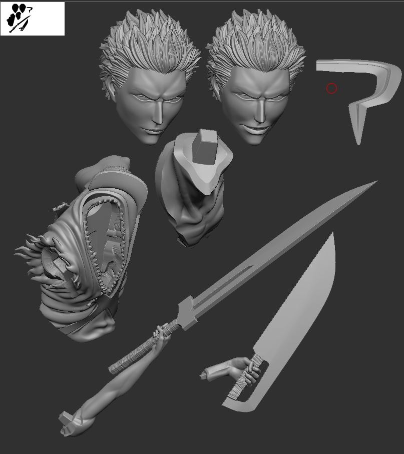 STL file Ichigo - Bleach 3D print model 🧸 ・3D print model to download・Cults