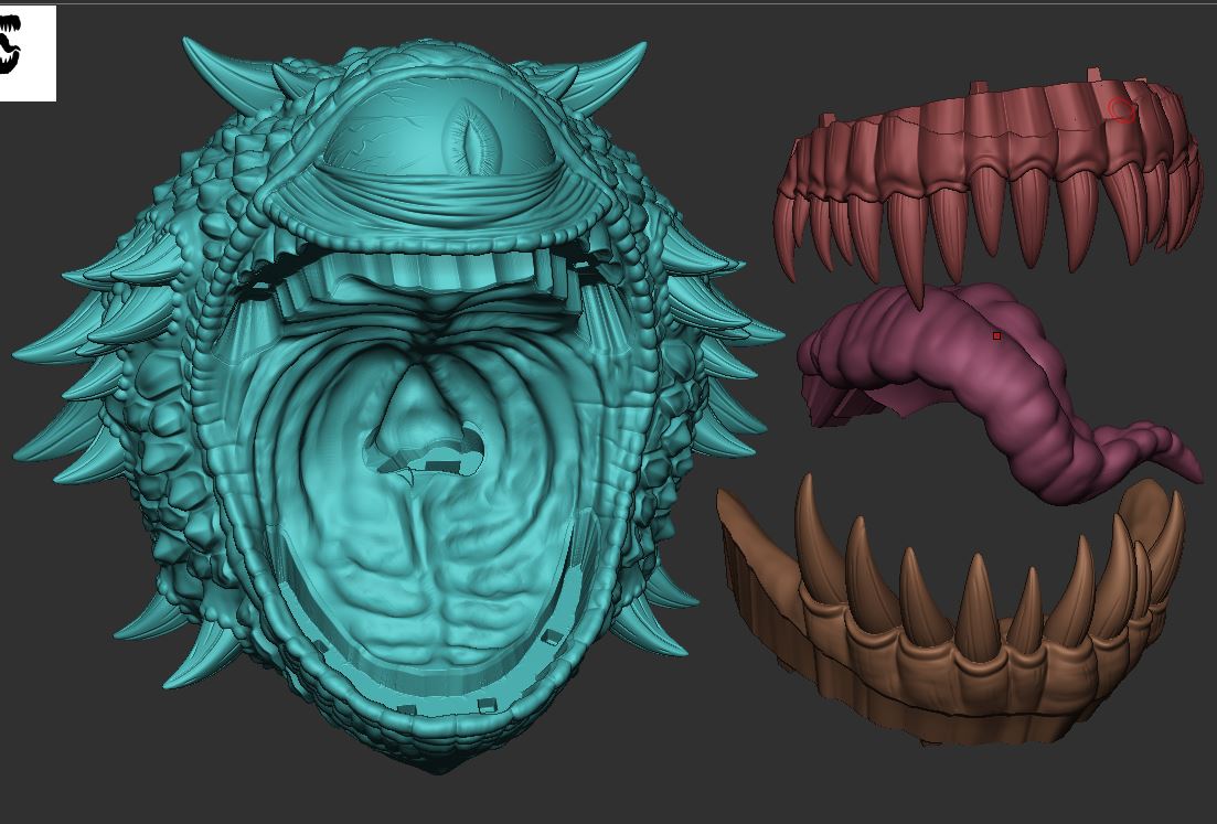 👹 Beholder DnD Monster・ STL File for ・Cults