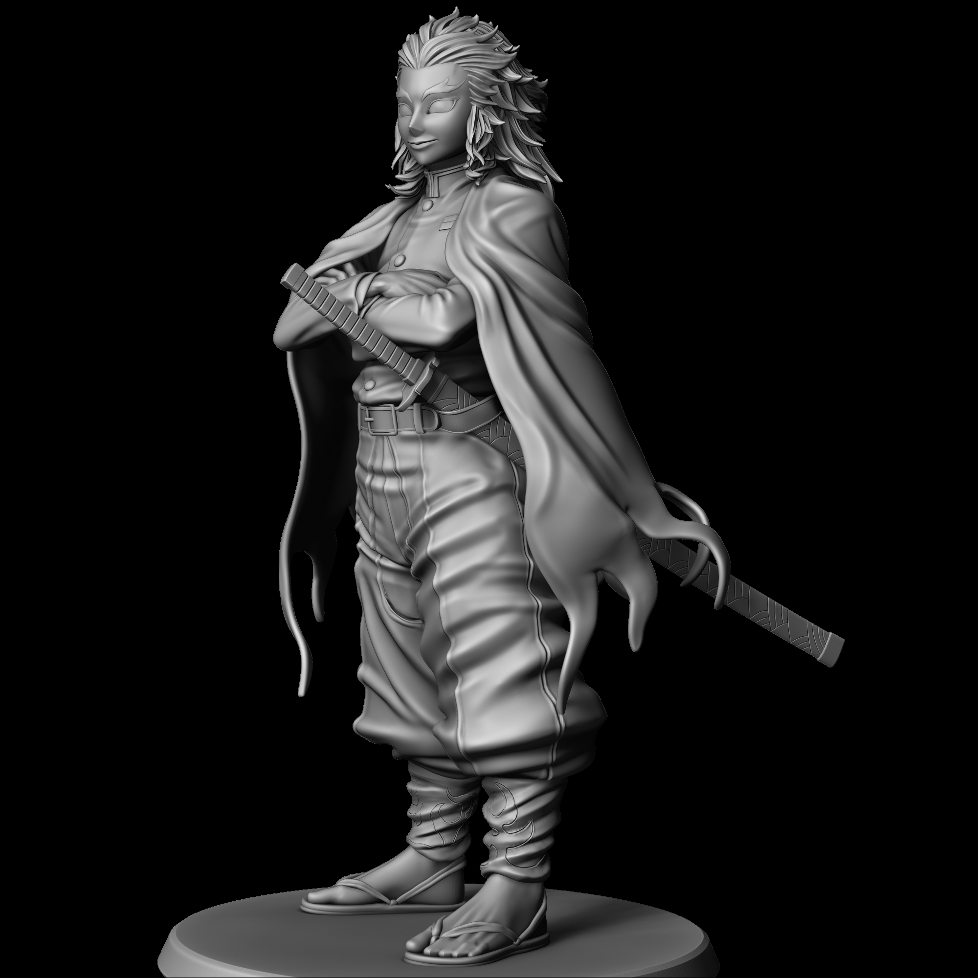 3D file Rengoku - Demon Slayer - V2 3D 💬 ・3D printer model to download ...