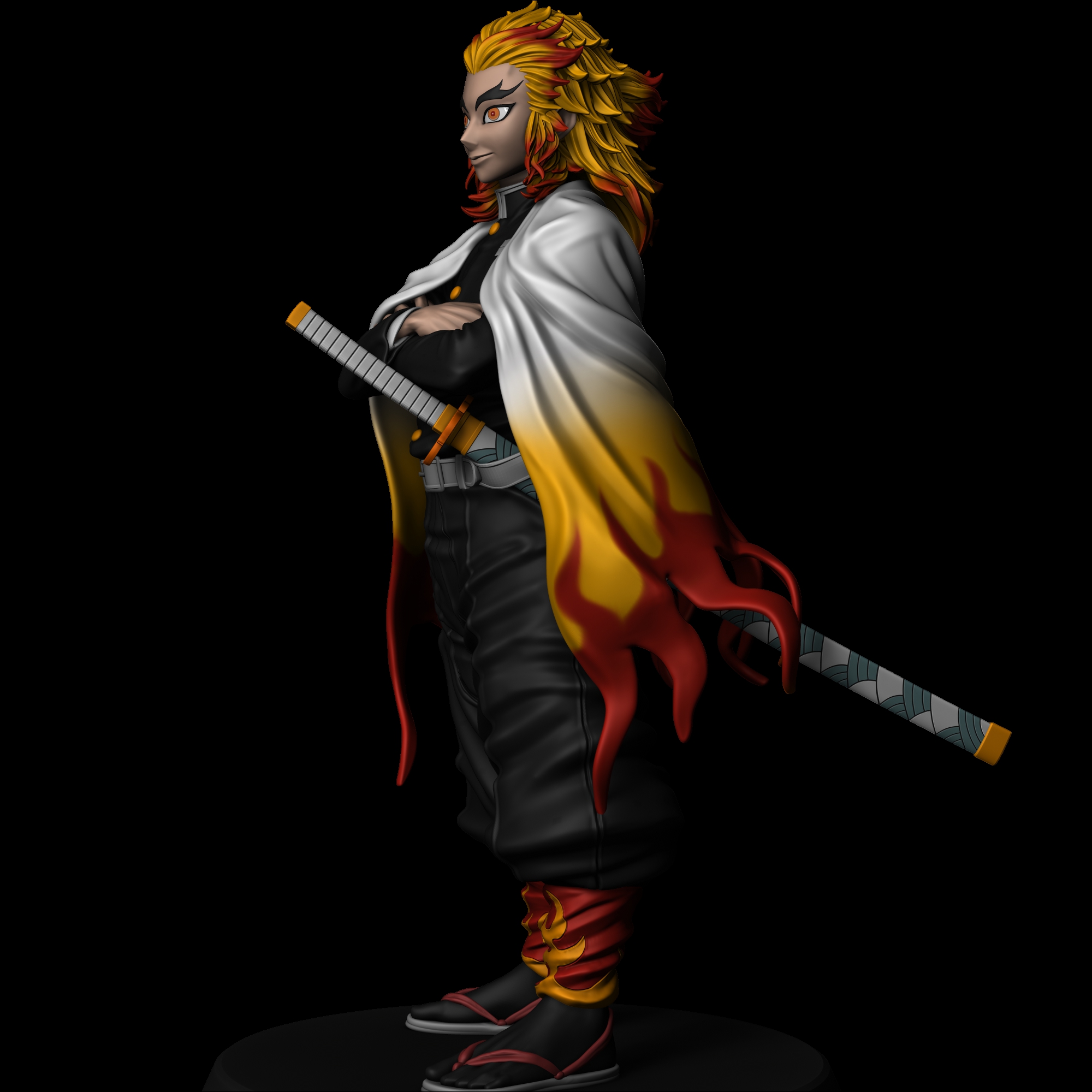 3D file Rengoku - Demon Slayer - V2 3D 💬 ・3D printer model to download ...